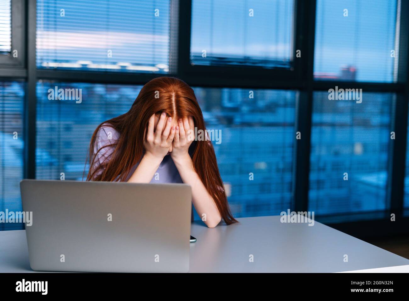 Lone Person In Office