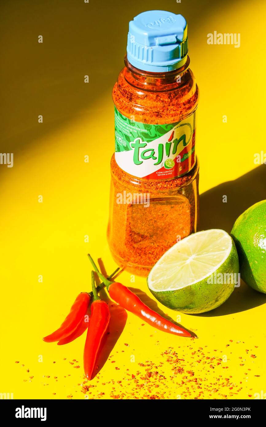 Tajin seasoning on fruit hi-res stock photography and images - Alamy