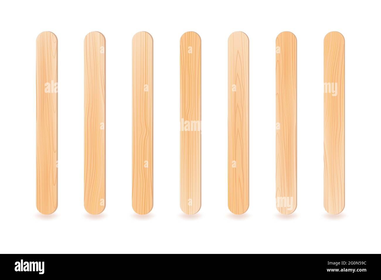 Realistic wooden or plastic sticks.For ice cream or frozen juice, covid ...