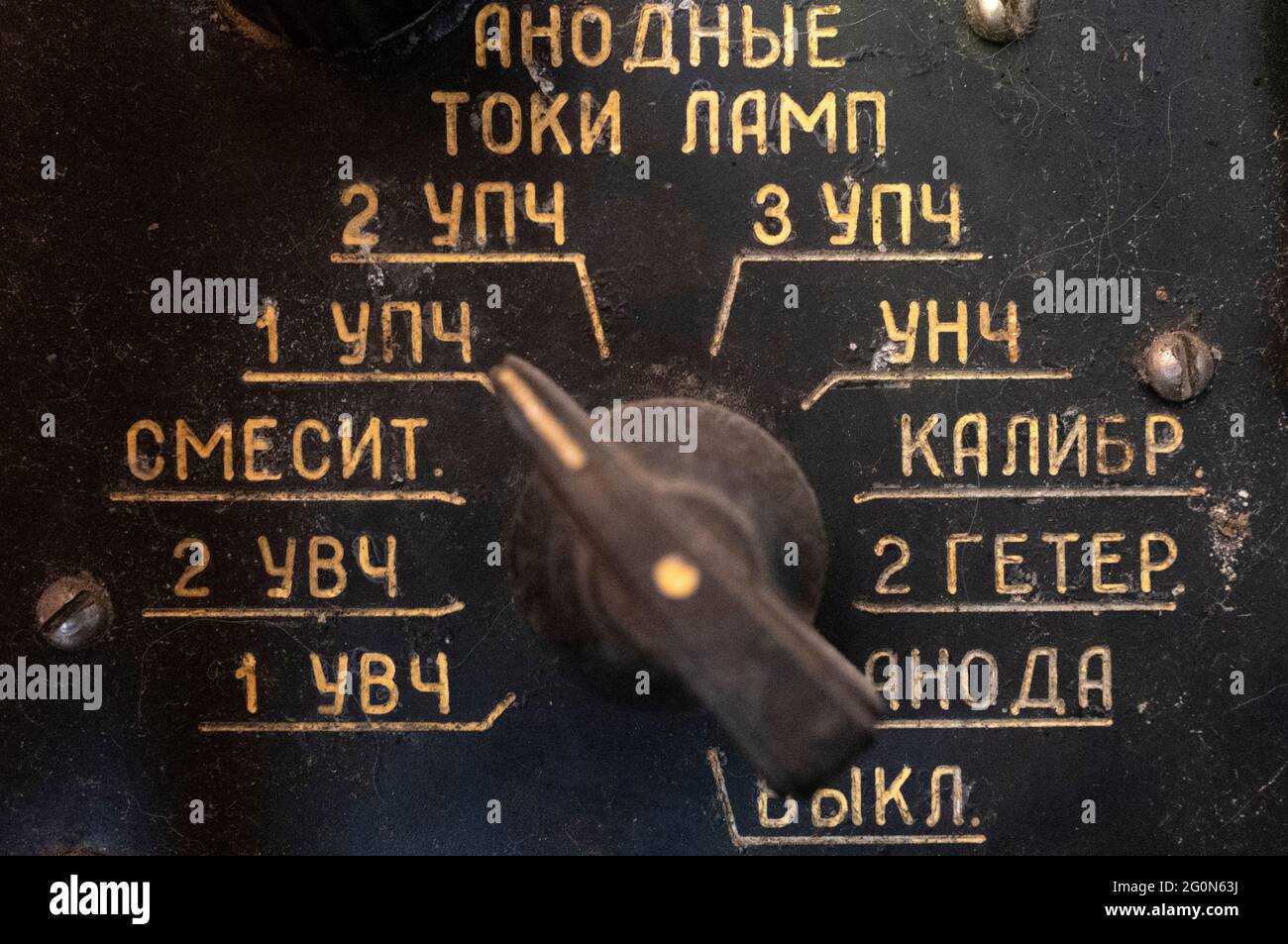 Soviet military radio hi-res stock photography and images - Alamy