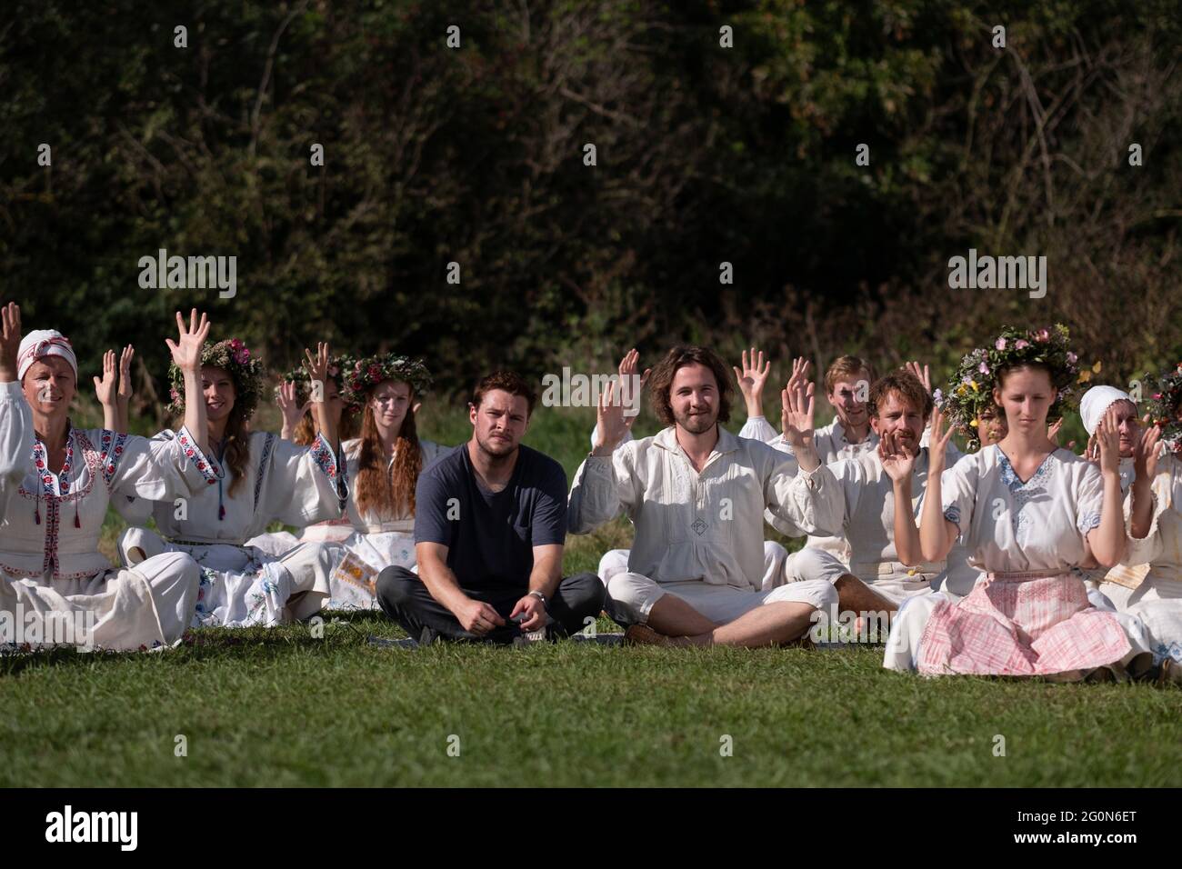 Jack Reynor and Vilhelm Blomgren in a scene from the ©A24 new movie ...