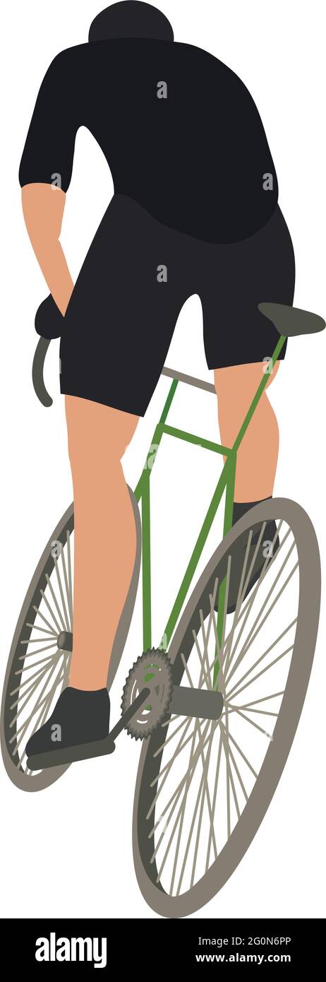 Back view biker Cut Out Stock Images & Pictures - Alamy