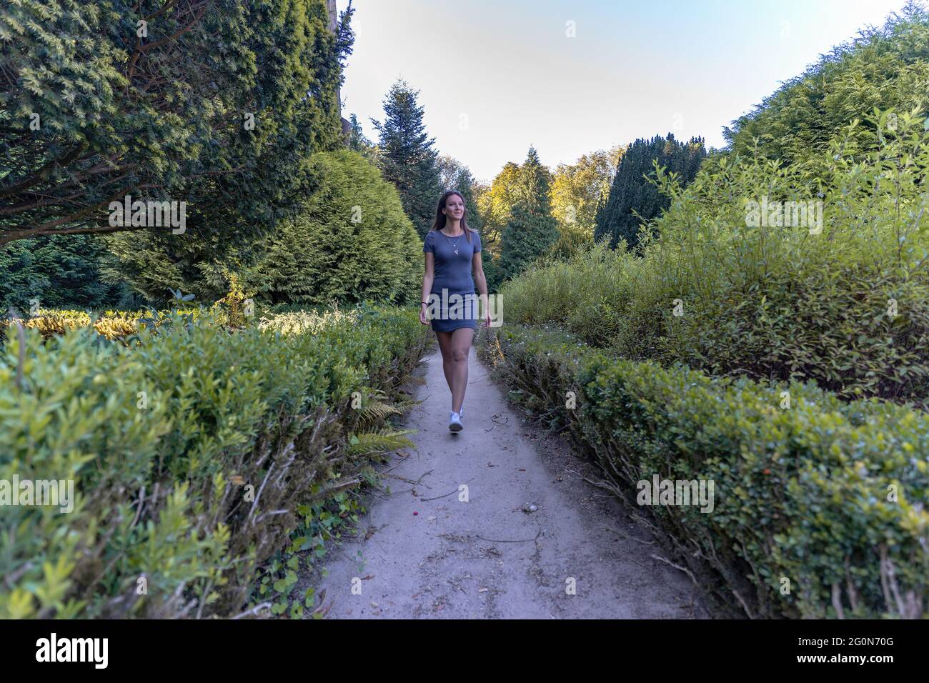 Approaching camera beautiful young woman hi-res stock photography and ...