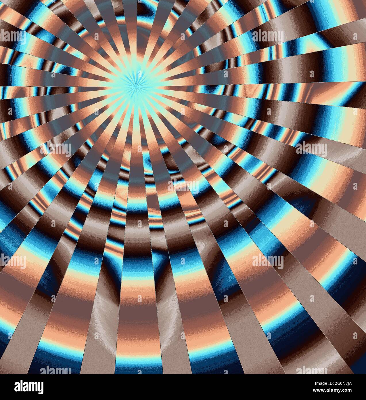 Radial rays pattern. Modern digital art. 3D rendering Stock Photo - Alamy