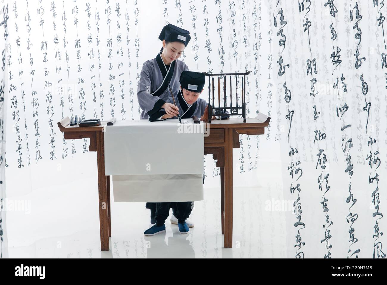 Traditional Chinese Han Calligraphy High Resolution Stock Photography ...