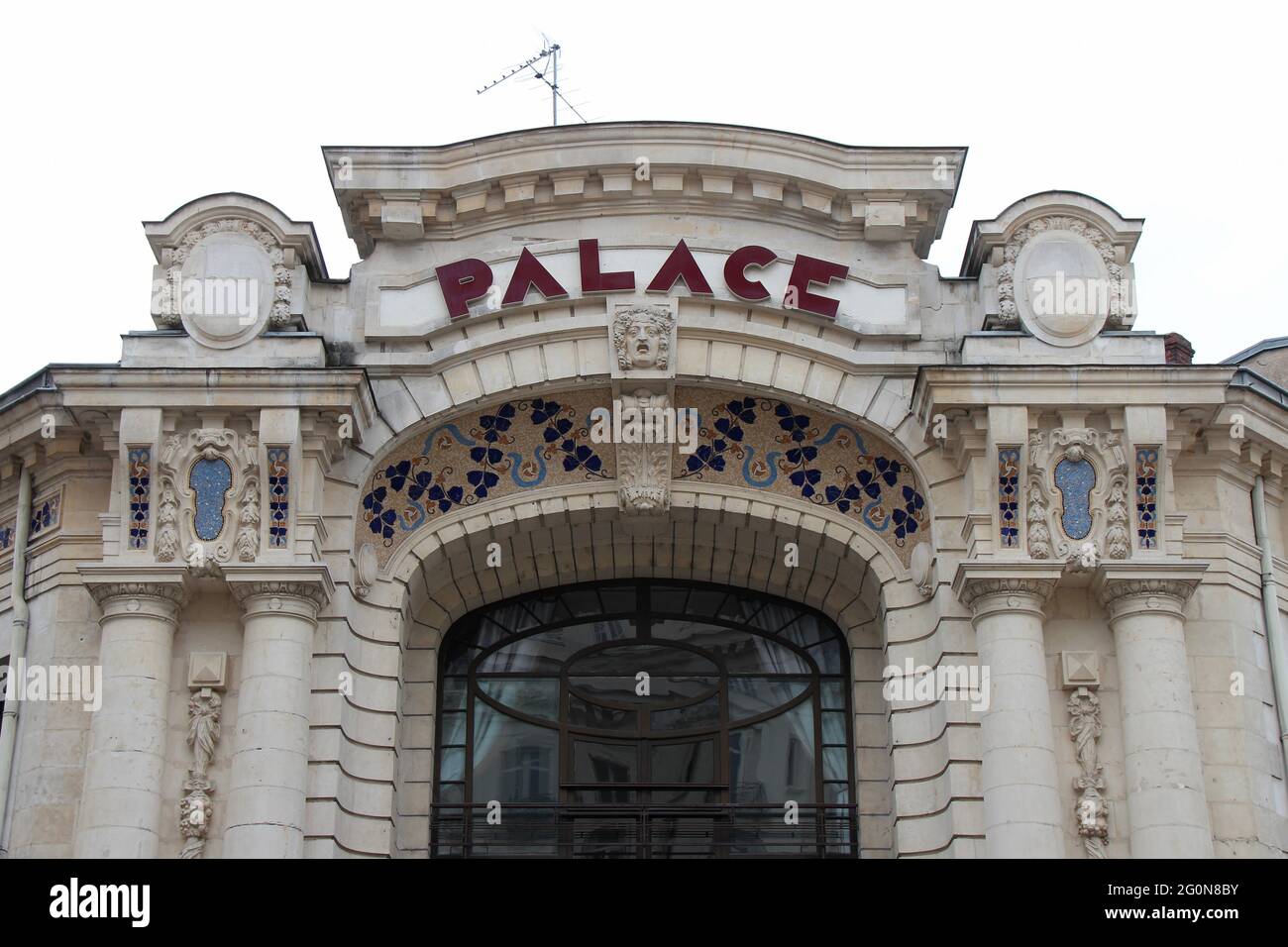 art nouveau building in angers in france Stock Photo - Alamy
