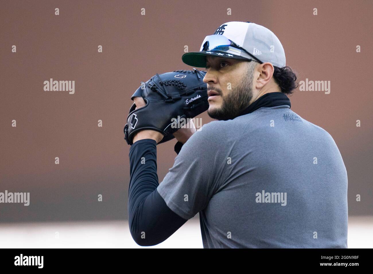Training of the baseball team Los Mariachis de Guadalajara of the ...