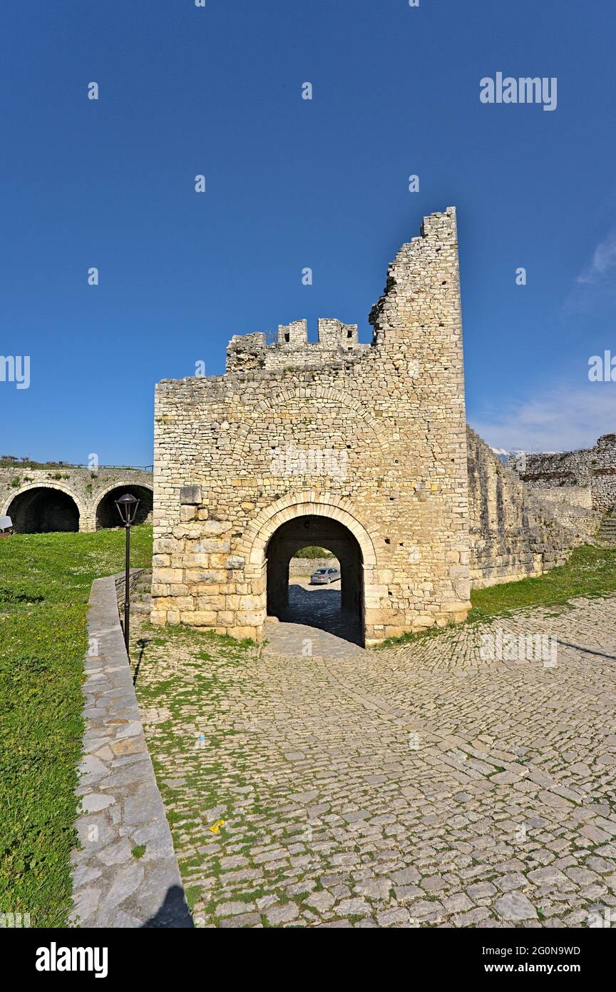 Albania city berat old castle hi-res stock photography and images - Alamy