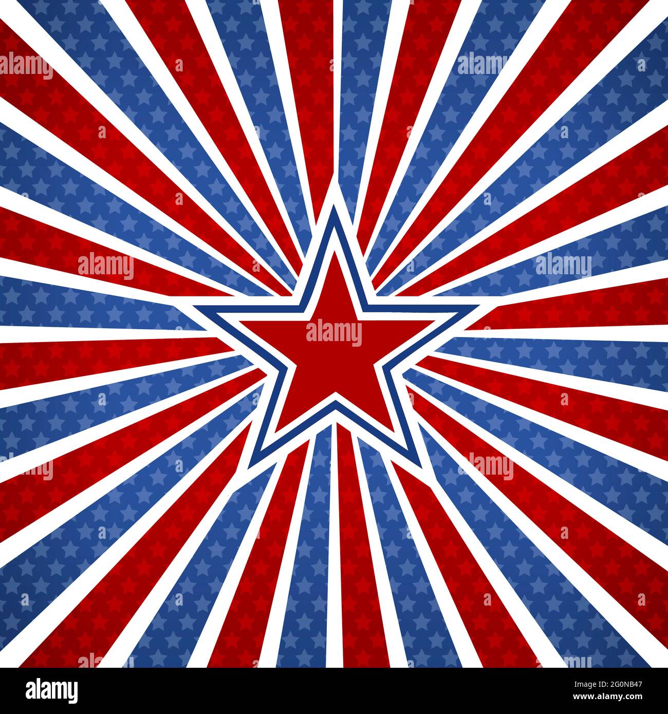 American flag day poster Cut Out Stock Images & Pictures - Alamy