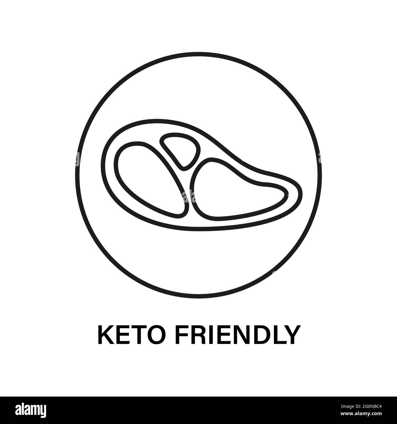Keto friendly stamp. Healthy eating, ketogenic, paleo and low carb high ...