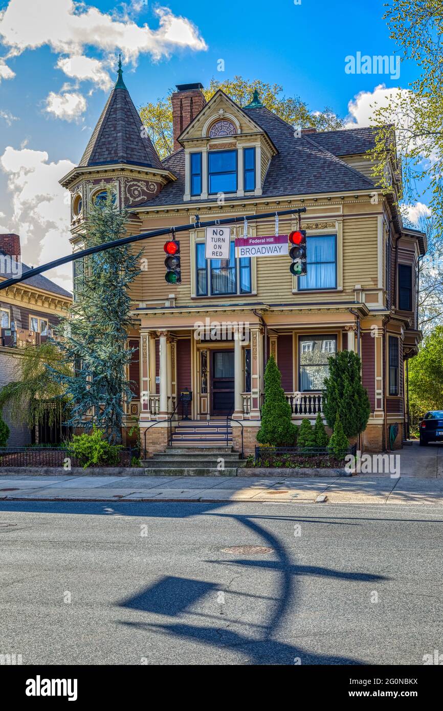 Patrick F. Hoye House, 232 Broadway, built 1900 in Queen Anne style ...