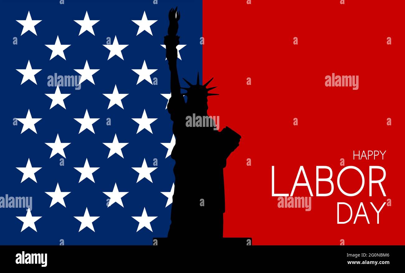Happy USA Labor Day background Stock Photo - Alamy