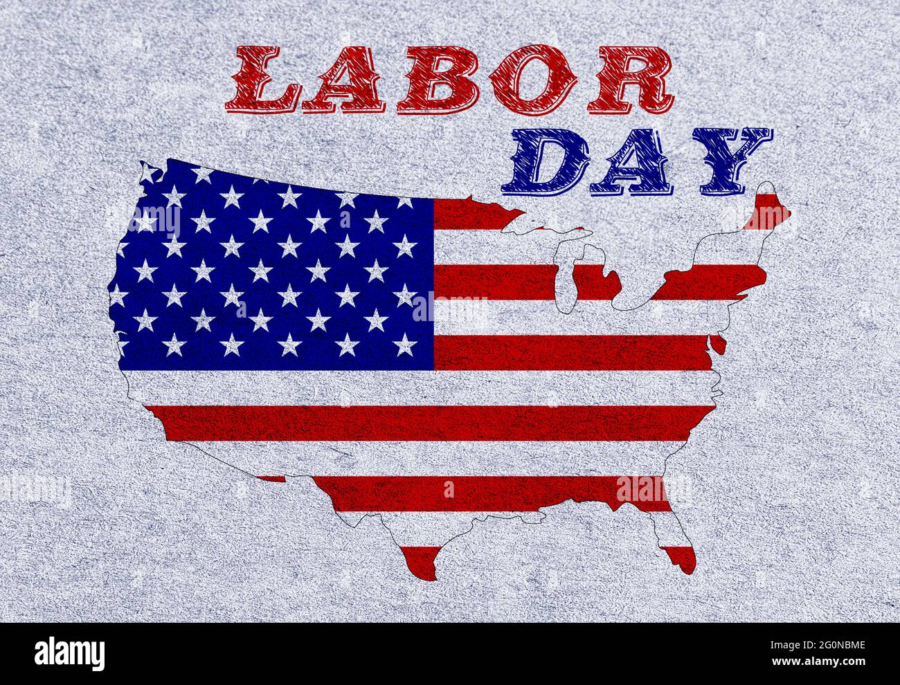 USA Labor Day background on paper Stock Photo - Alamy