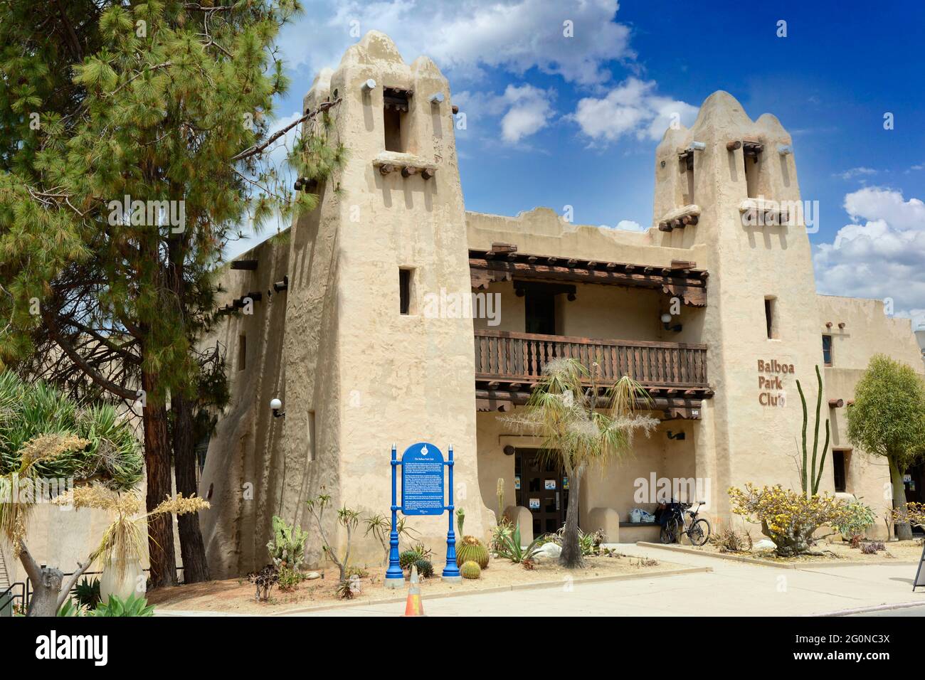 Balboa Park Club, constructed in 1915 for the Panama-California Expo to ...