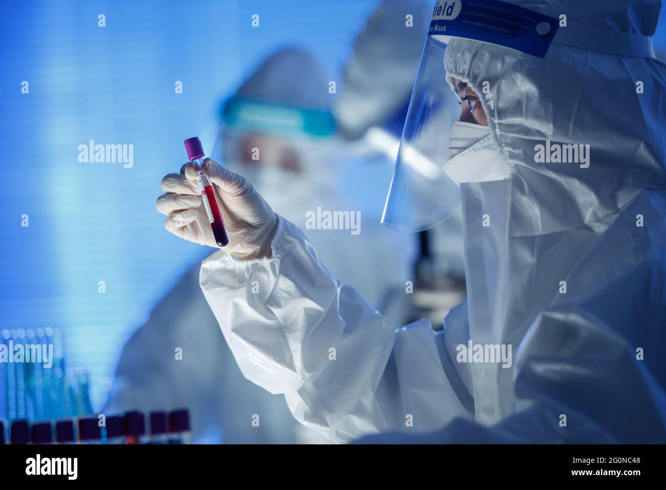 The medical team to do science experiments Stock Photo - Alamy