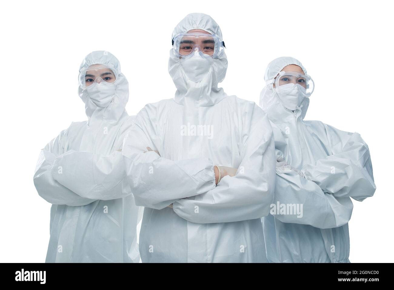 Medical team wear protective hi-res stock photography and images - Alamy