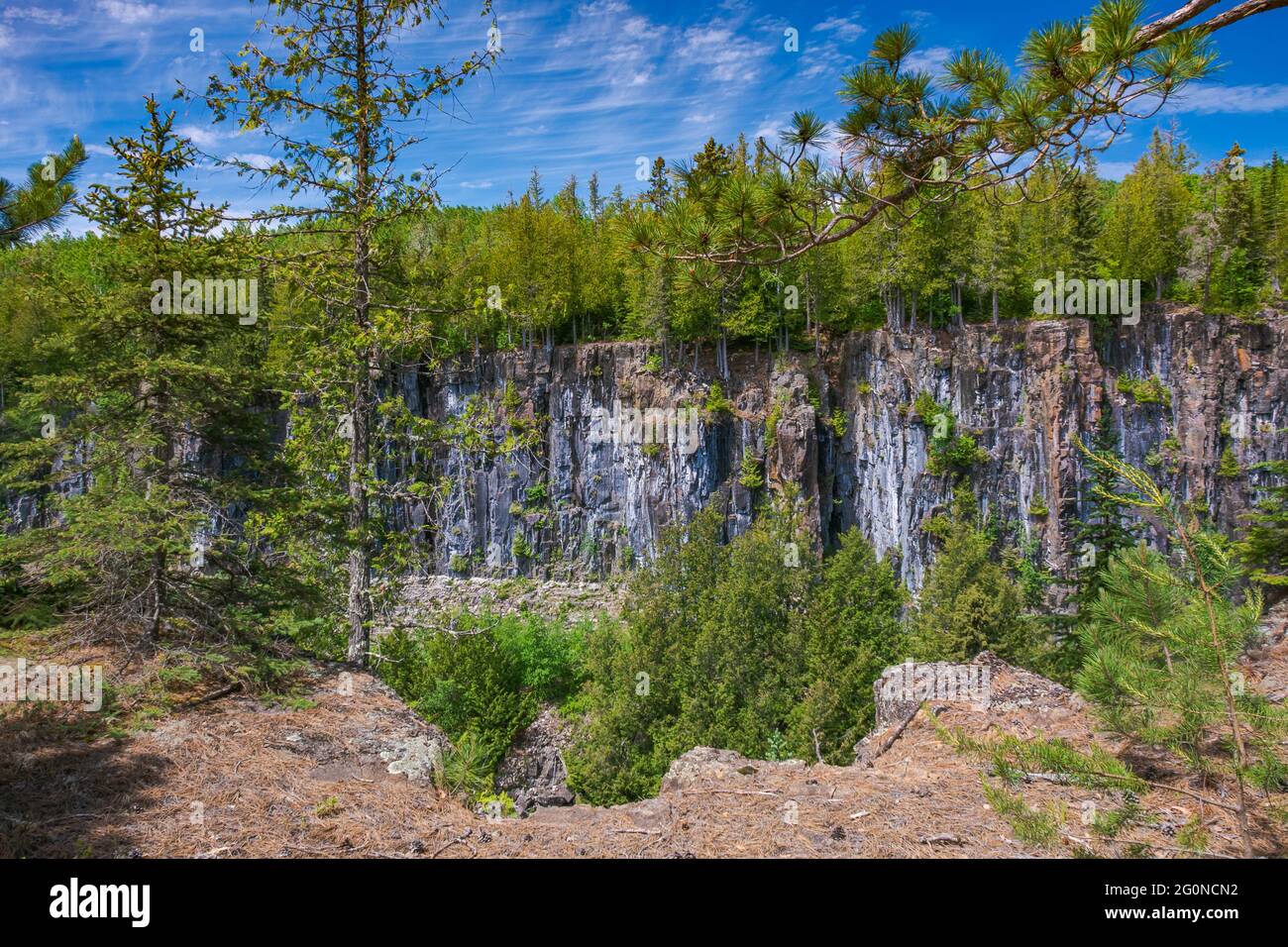 Eagle Canyon Dorion Ontario Canada in summer Stock Photo - Alamy