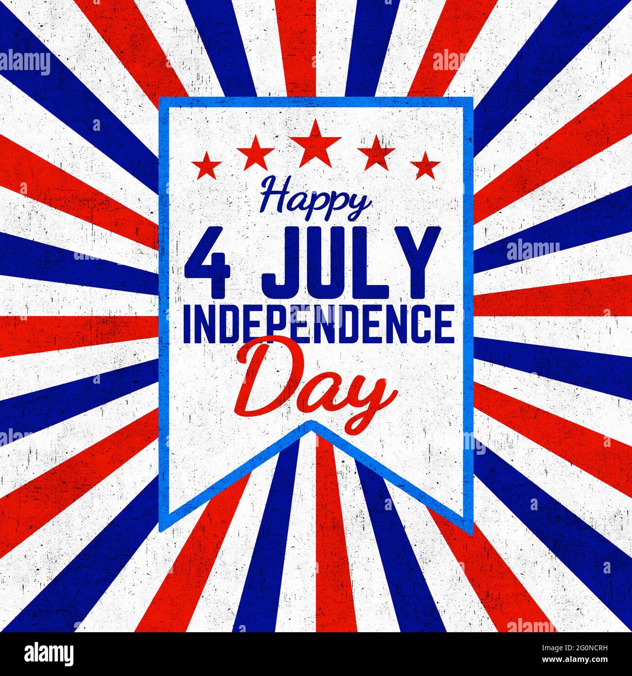 Illustration of US 4th of July - Independence Day festivity celebration ...