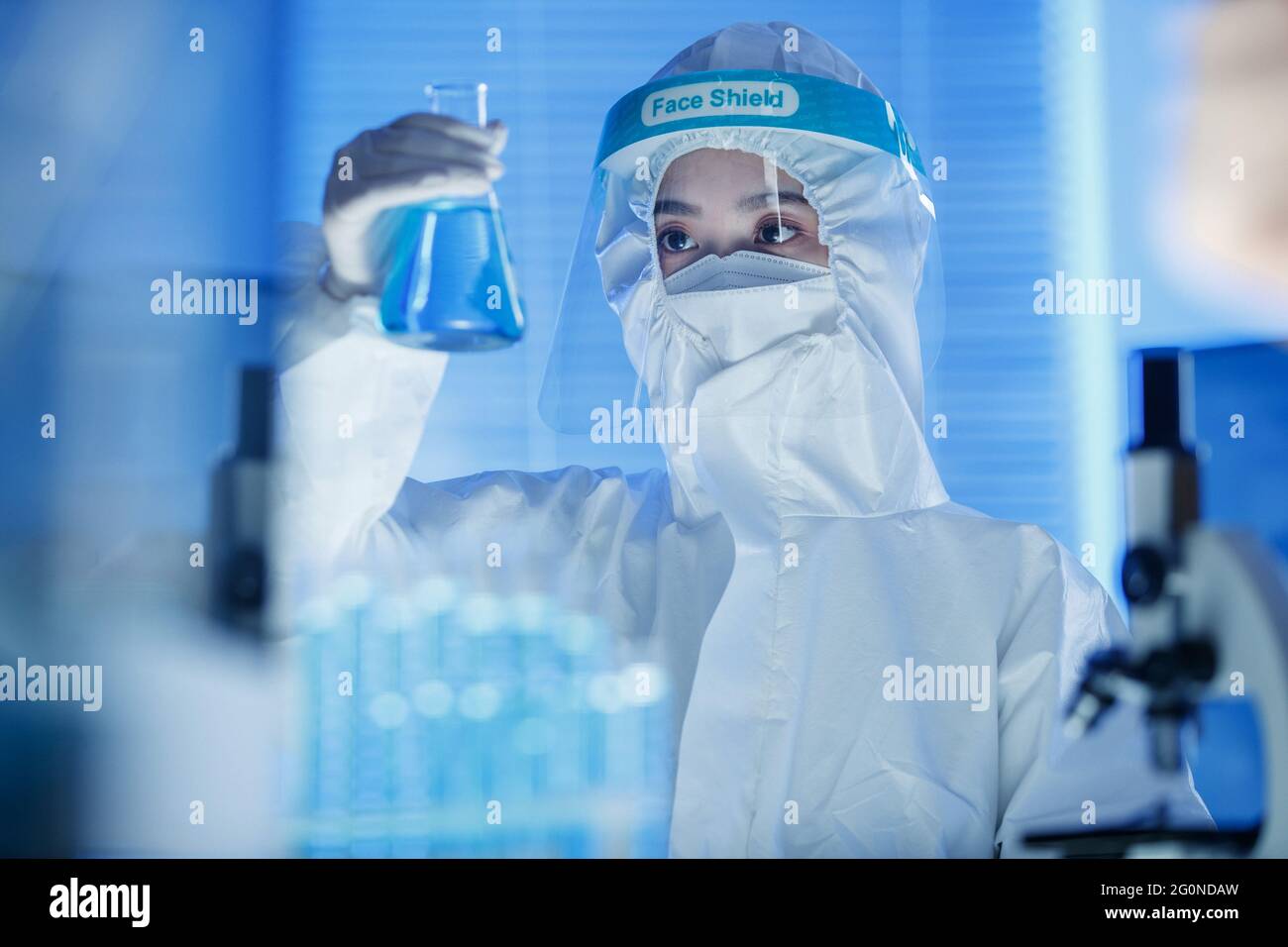 Laboratory workers watching medical hi-res stock photography and images ...