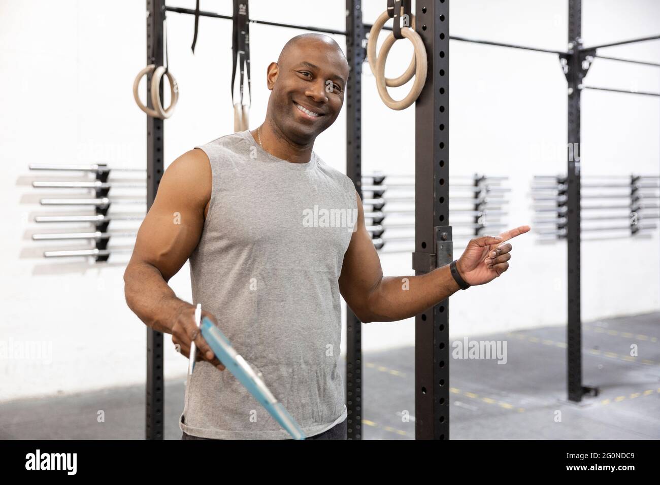 Gymnast man smiling hi-res stock photography and images - Alamy