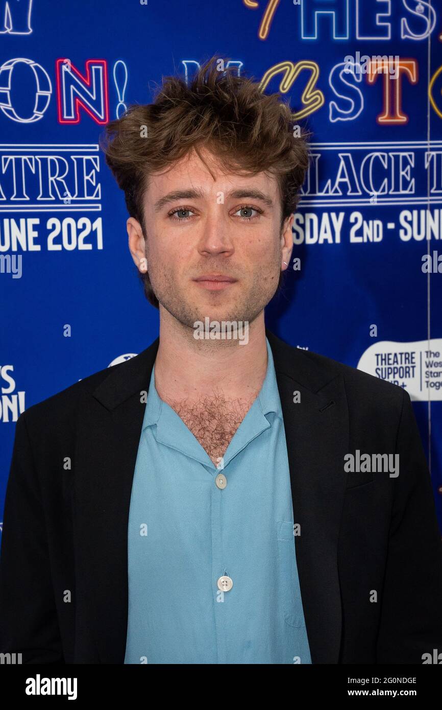 Olly Dobson during the photocall for The Show Must Go On Live at the ...
