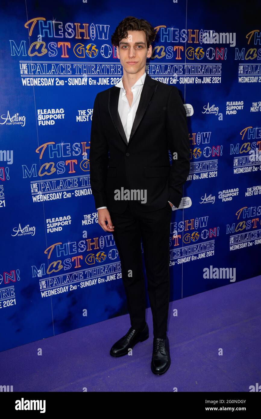 Rhys Whitfield during the photocall for The Show Must Go On Live at the ...