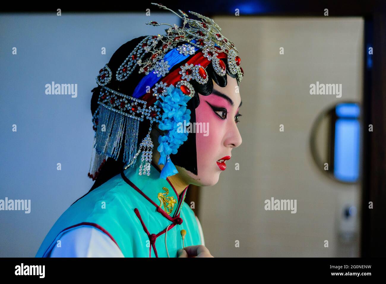 Chinese Opera backstage (Lisbon Stock Photo - Alamy