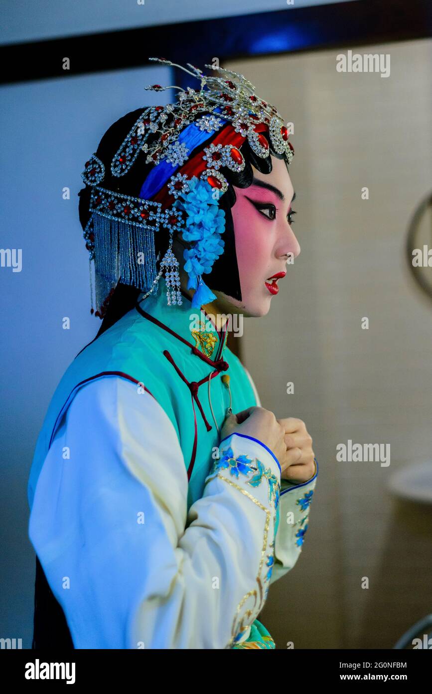 Chinese Opera backstage (Lisbon Stock Photo - Alamy