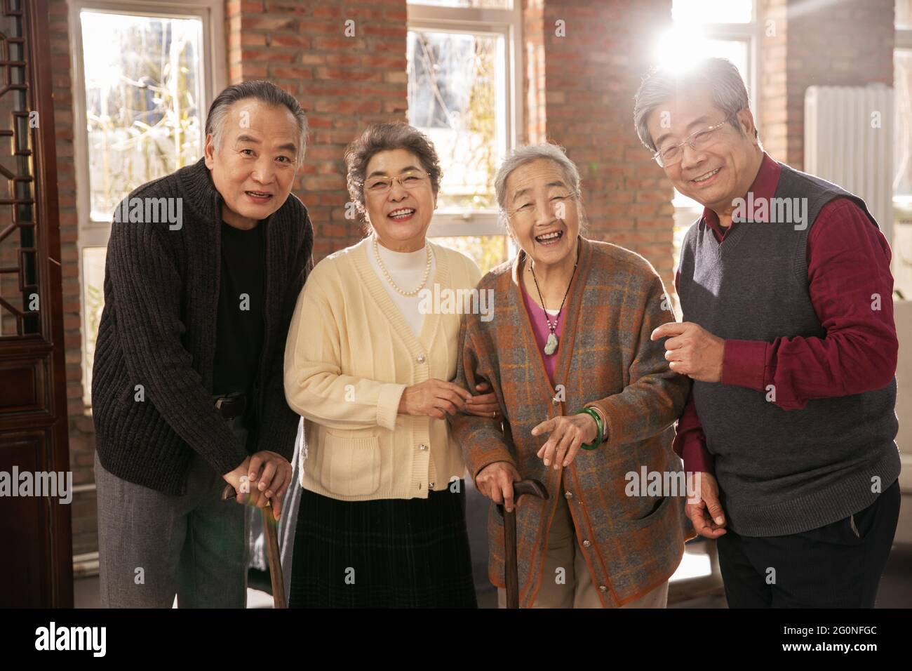 Elderly party adult hi-res stock photography and images - Alamy