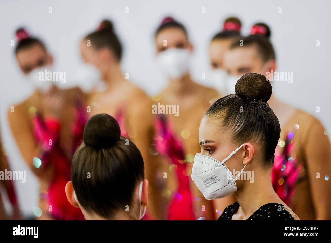 Dortmund, Germany. 02nd June, 2021. Gymnastics, rhythmic gymnastics ...