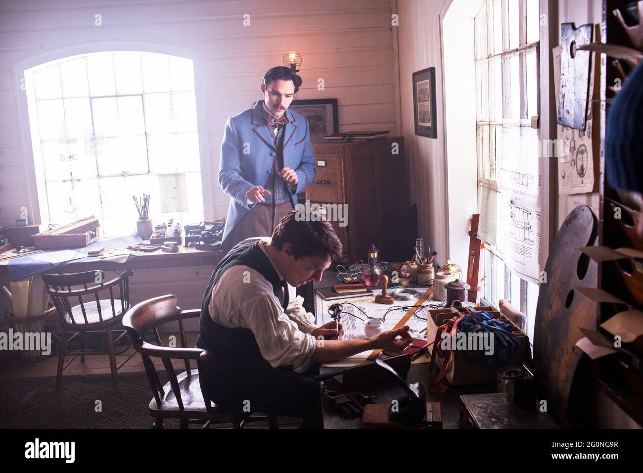 USA. Nicholas Hoult as Nikola Tesla in the ©101 Studios new movie: The ...