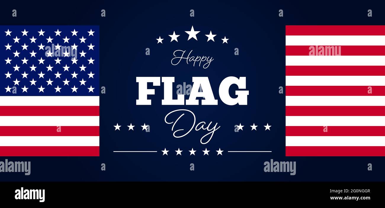 USA Flag Day banner background vector illustration Stock Vector Image ...
