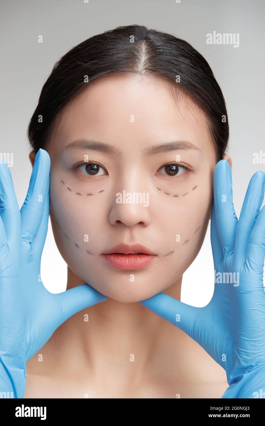 Do plastic surgery of young women Stock Photo - Alamy