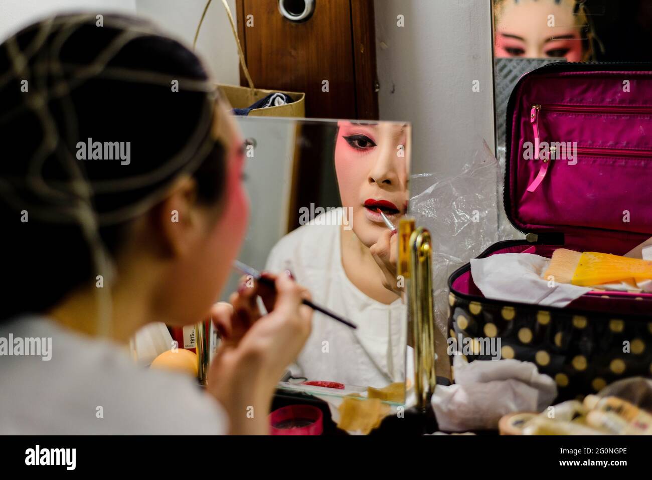 Chinese Opera backstage (Lisbon Stock Photo - Alamy