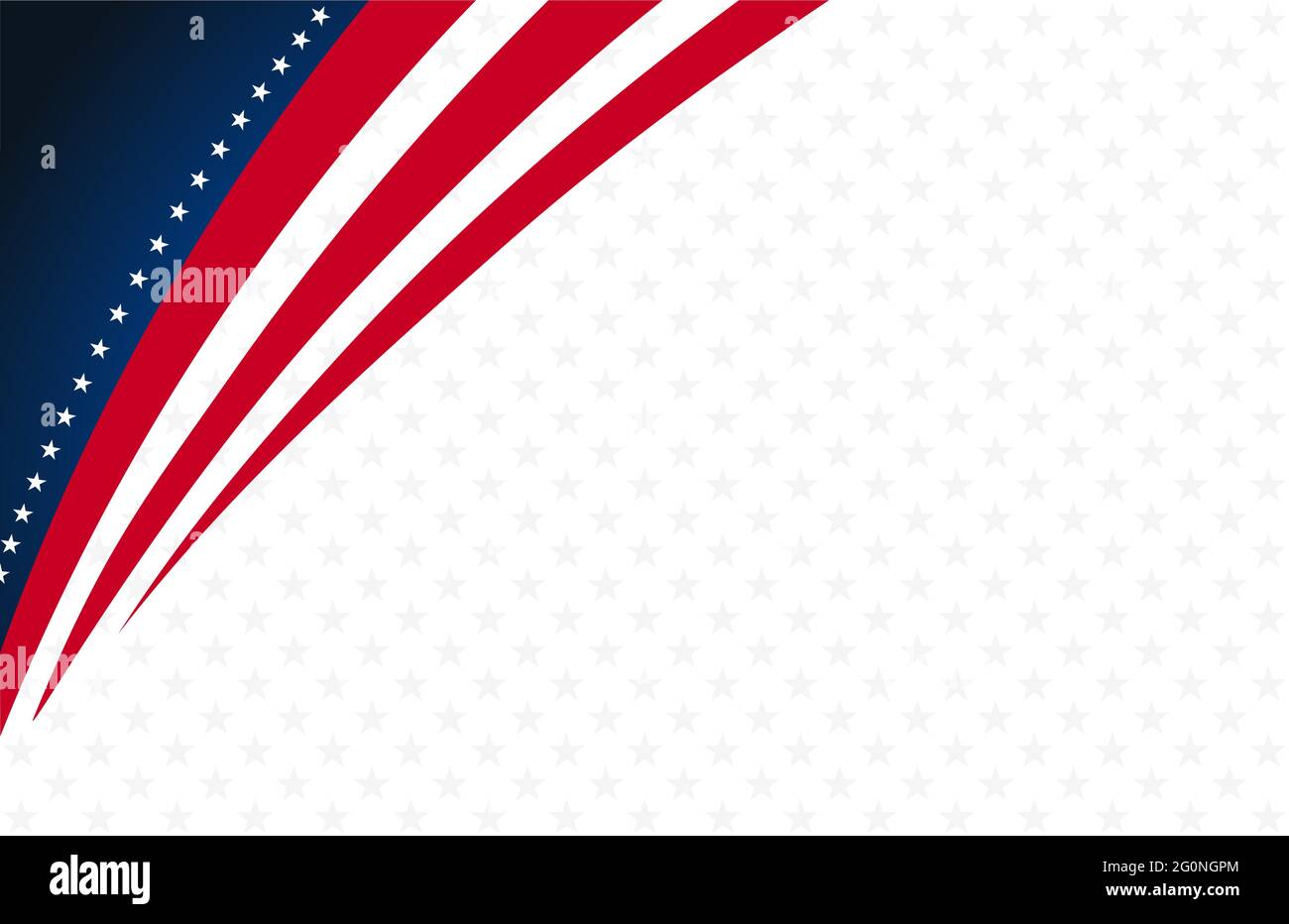 Vector of USA banner background with elements of the American Flag ...