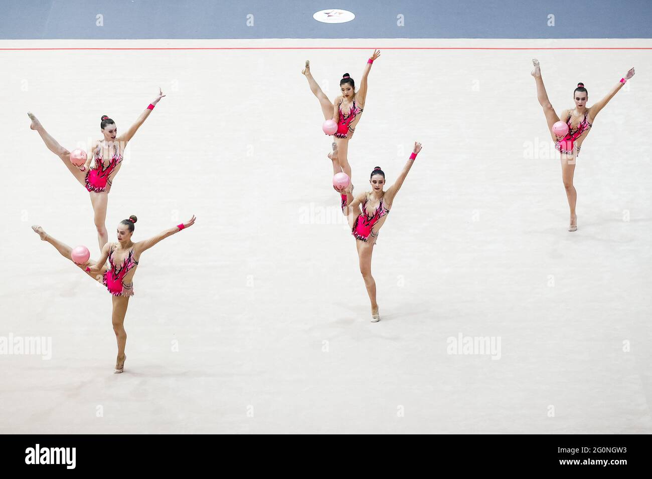 Dortmund, Germany. 02nd June, 2021. Gymnastics, rhythmic gymnastics ...