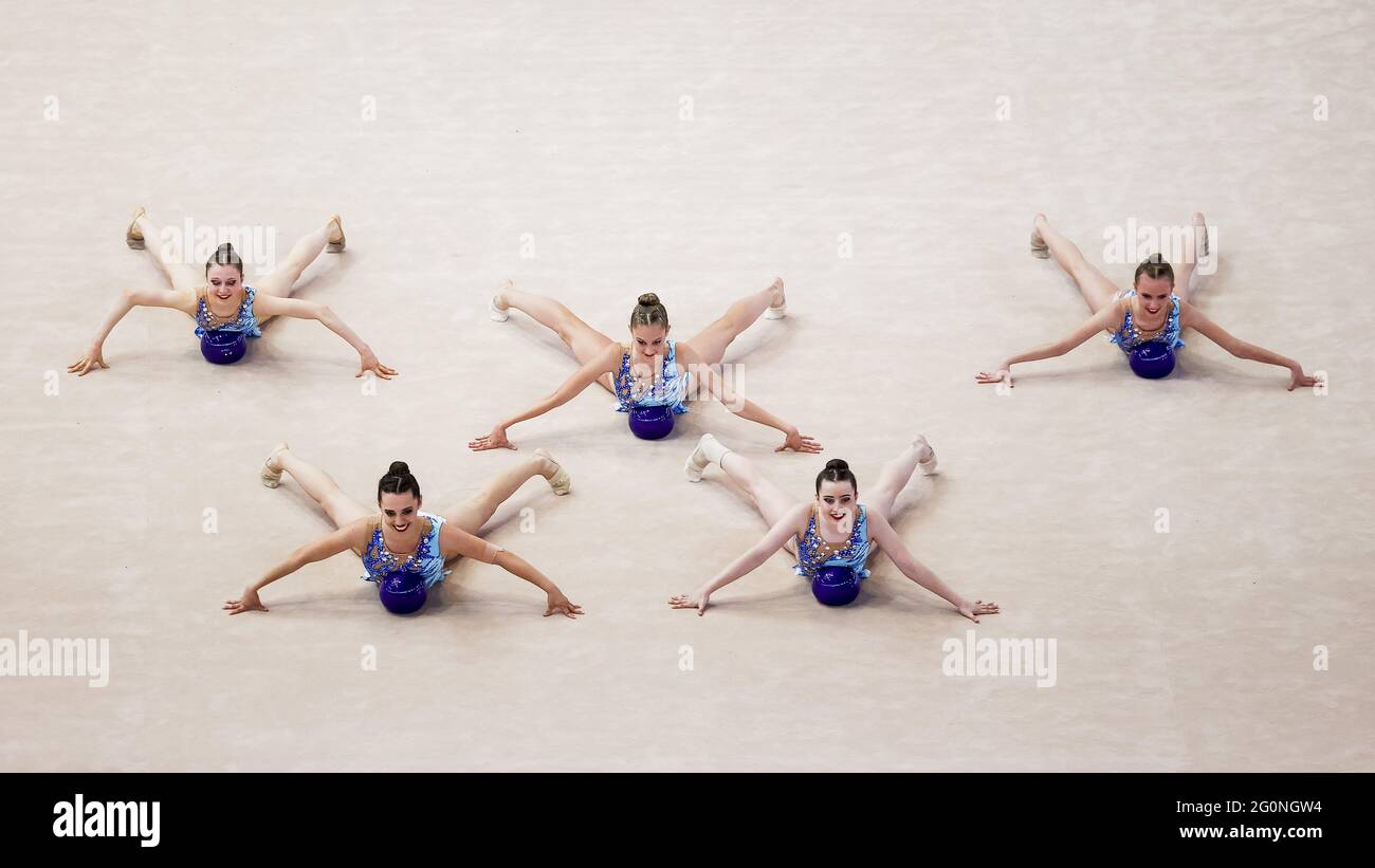 Dortmund, Germany. 02nd June, 2021. Gymnastics, rhythmic gymnastics ...