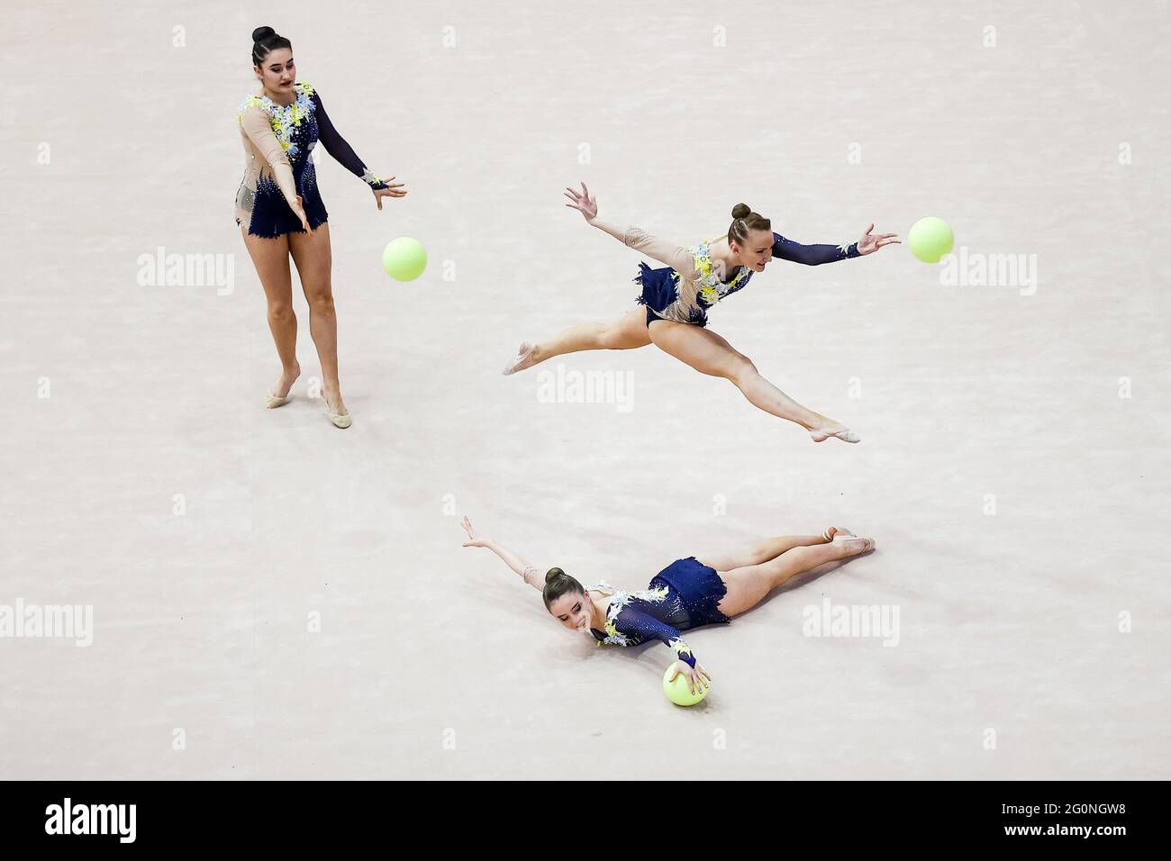 Dortmund, Germany. 02nd June, 2021. Gymnastics, rhythmic gymnastics ...