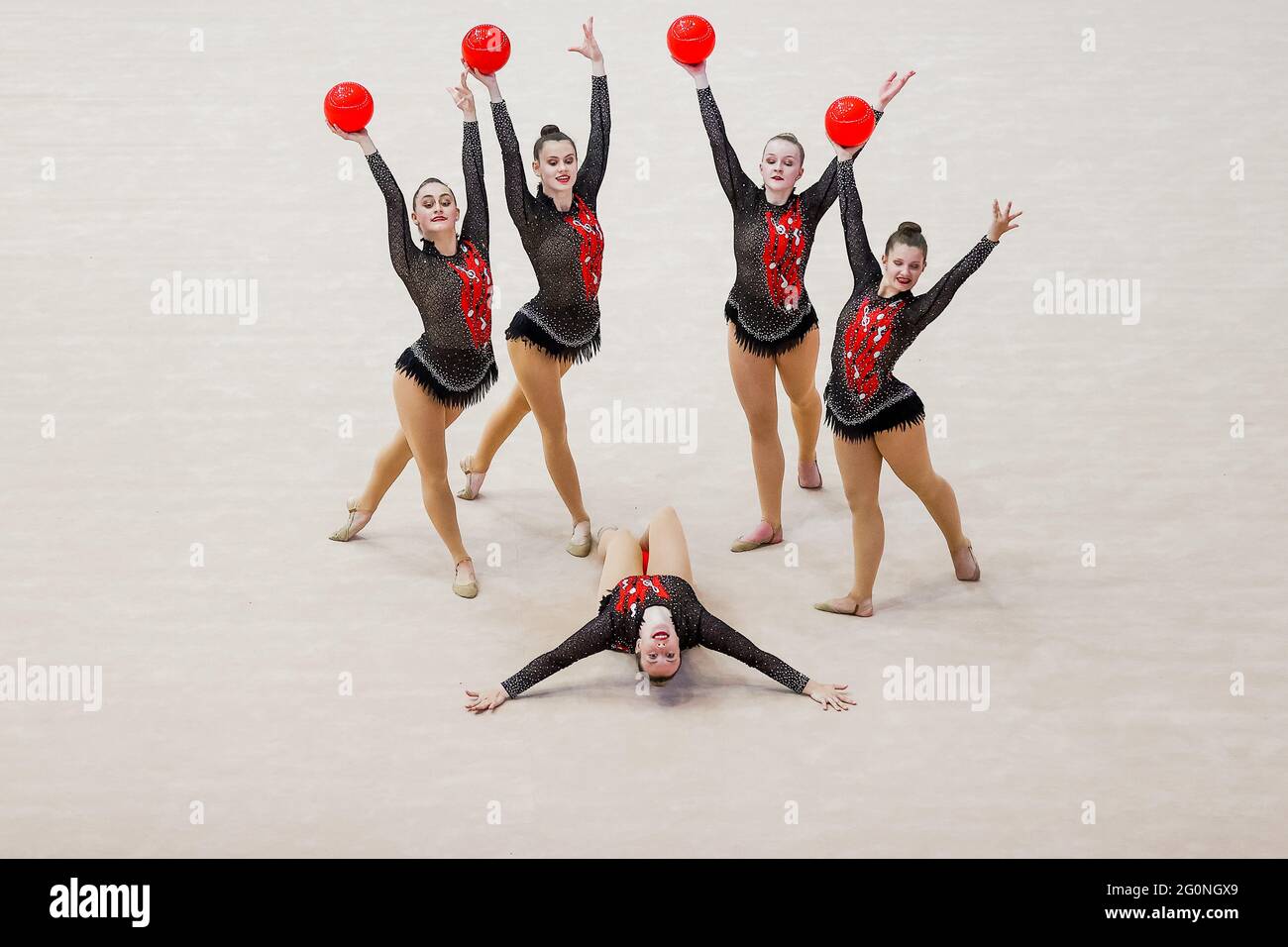 Dortmund, Germany. 02nd June, 2021. Gymnastics, rhythmic gymnastics ...
