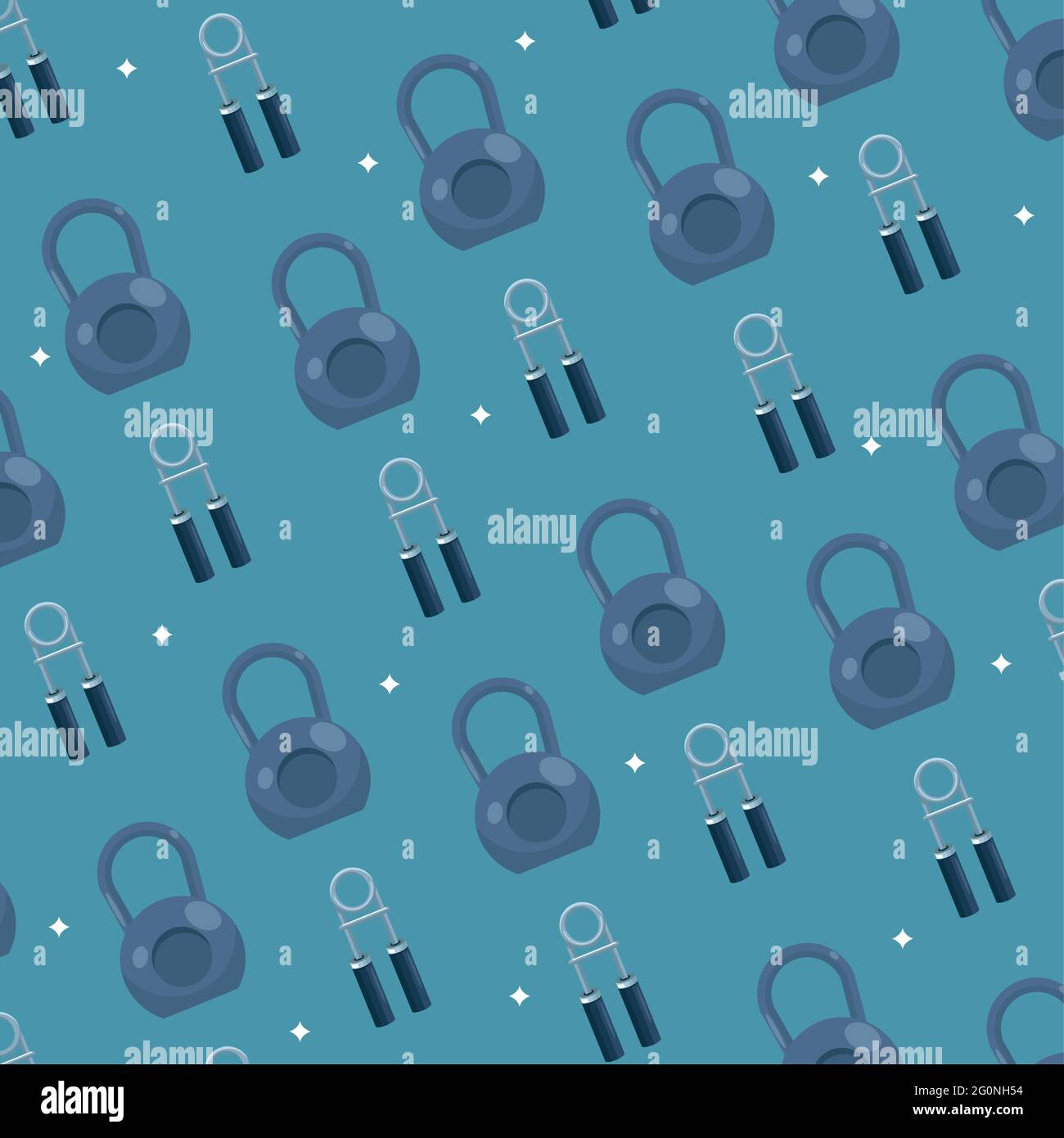 dumbbells gym pattern Stock Vector Image & Art - Alamy