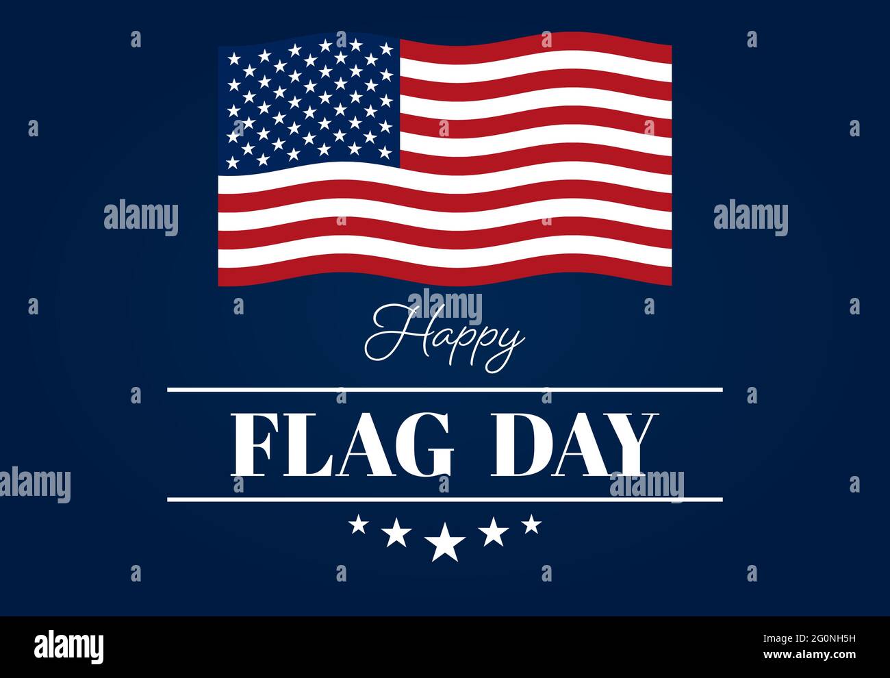 USA Flag Day banner background vector illustration Stock Vector Image ...