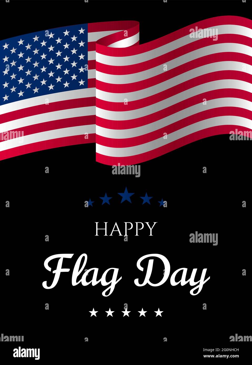 USA Flag Day banner background vector illustration Stock Vector Image ...