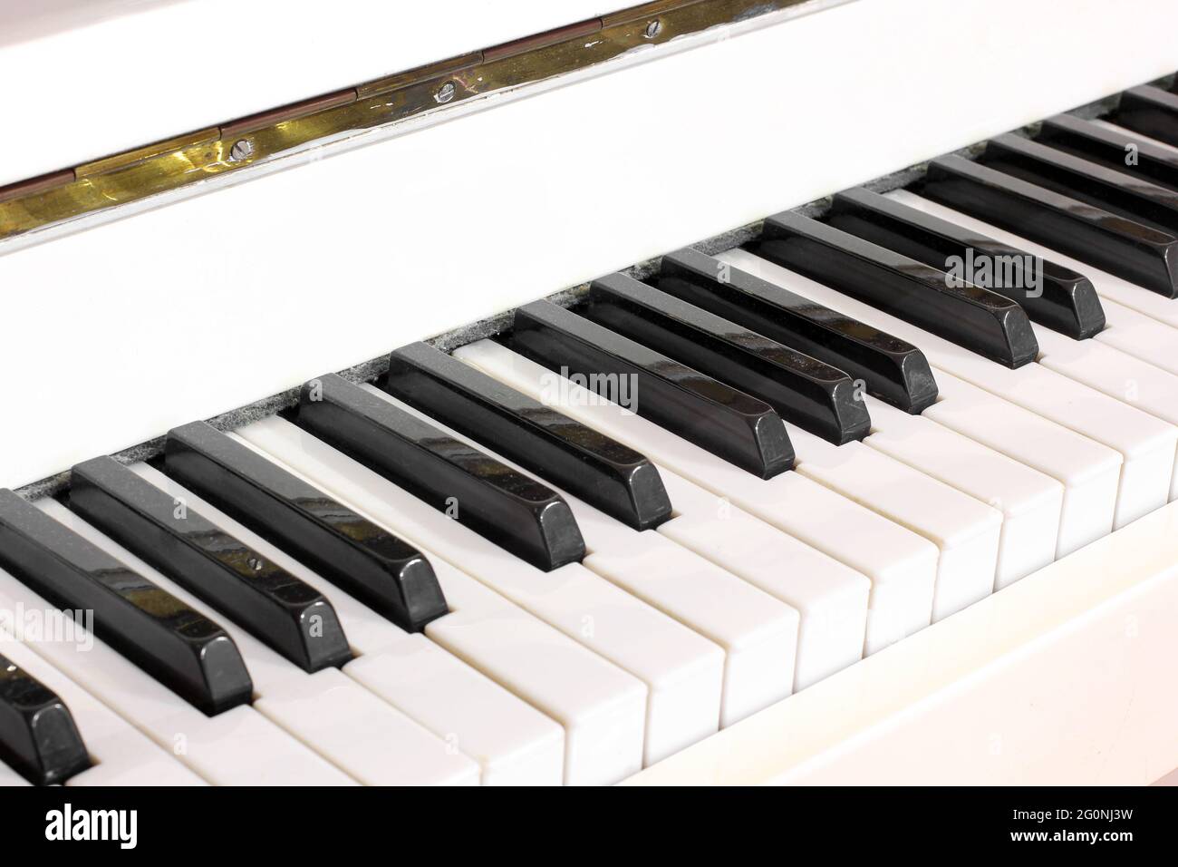 Piano. Piano keys close up Stock Photo - Alamy