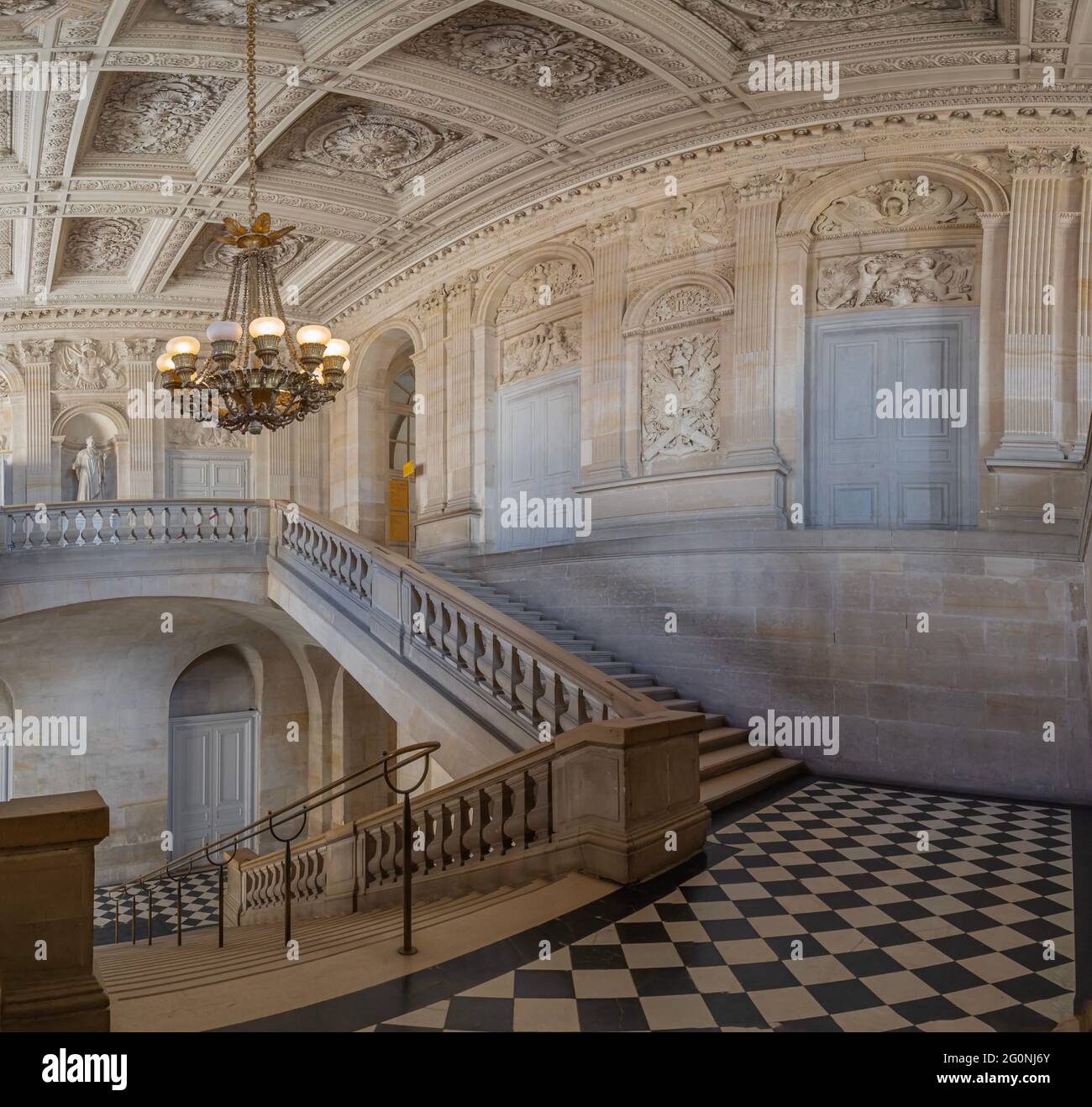Versailles, France - 19 05 2021: Castle of Versailles. Napoleon ...
