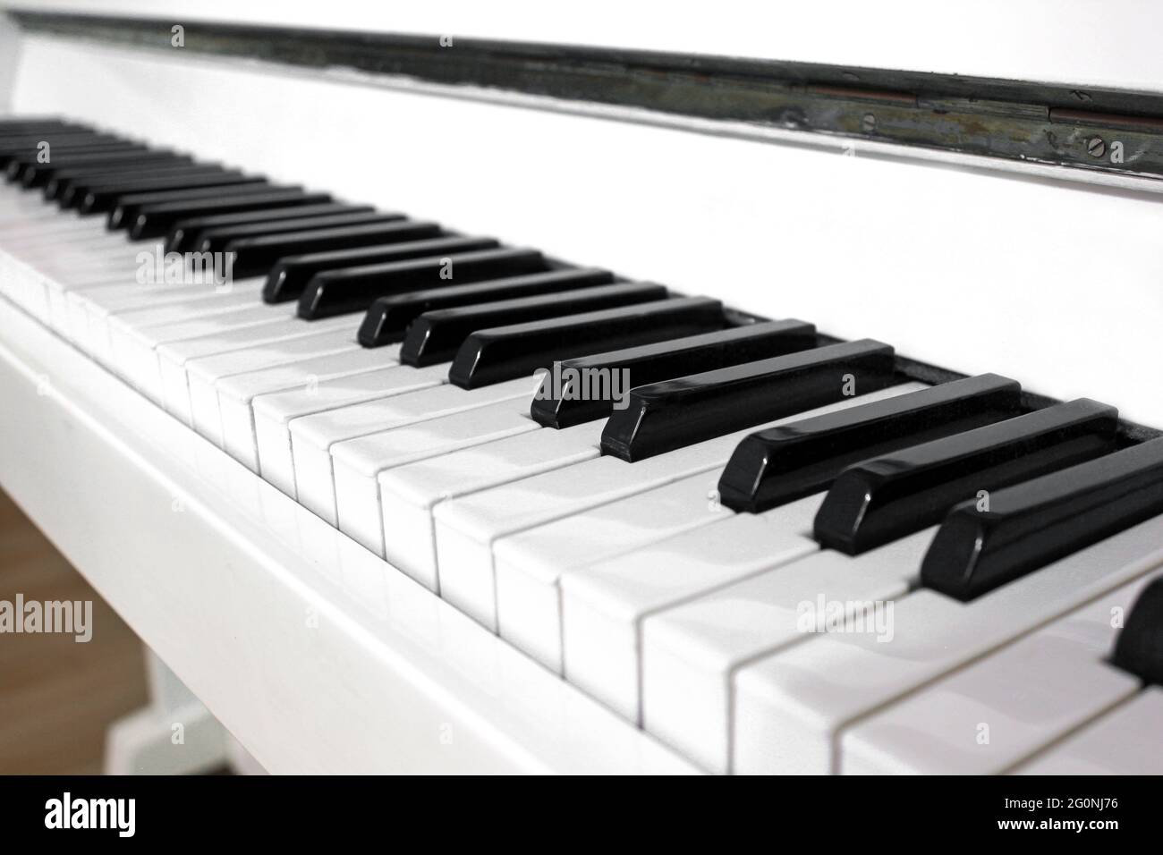 Piano. Piano keys close up Stock Photo - Alamy