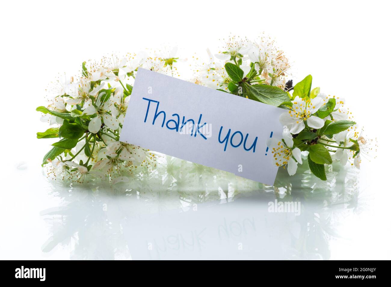 Floral thank you card for teachers hi-res stock photography and images ...