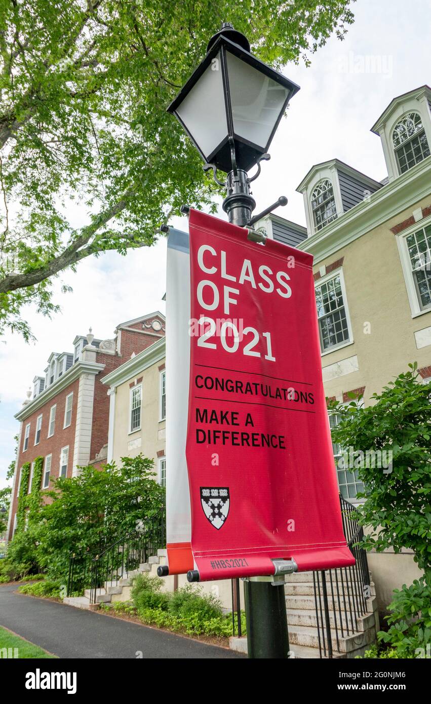 Graduation time for the Class of 2021 at Harvard Business School ...