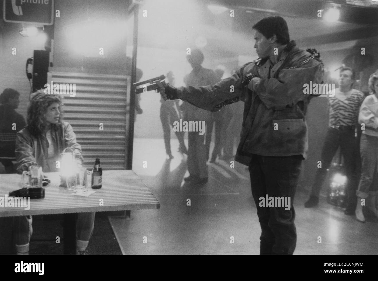 Los Angeles.CA.USA. Linda Hamilton and Arnold Schwarzenegger in ...