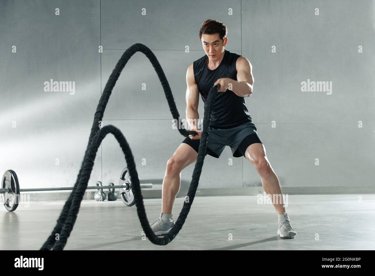 Indian man gym body building hi-res stock photography and images - Alamy