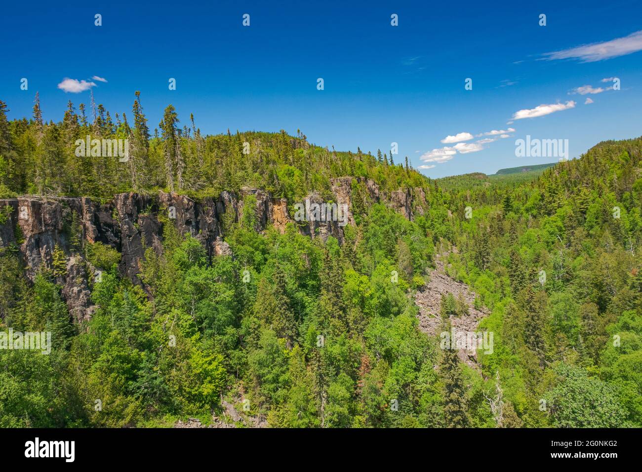 Eagle Canyon Dorion Ontario Canada in summer Stock Photo - Alamy